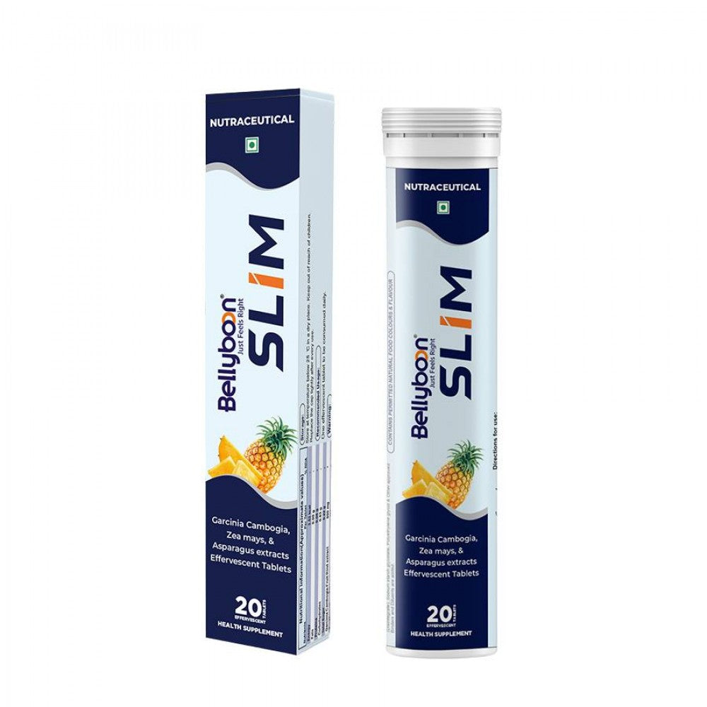 Herbal Slim Effervescent Tablets Pineapple | Bellyboon